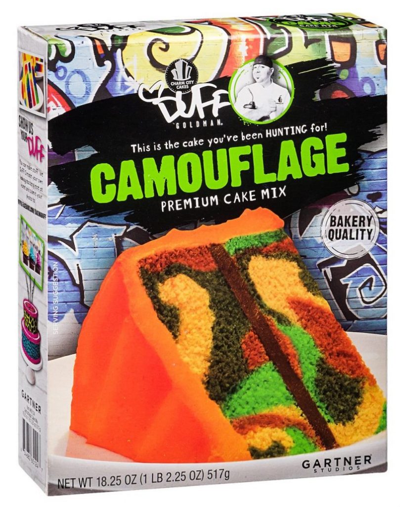 Gartner Studios Duff Goldman Camouflage Premium Cake Mix 517G ...