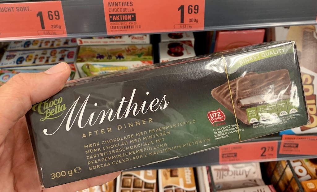 Choco Bella Minthies After Dinner 300G UTZ - naschkater.com - das ...