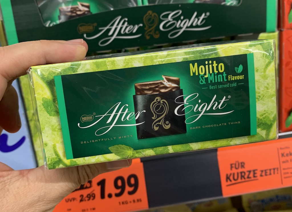 Nestlé After Eight Mojito+Mint - naschkater.com - das Süßigkeiten ...