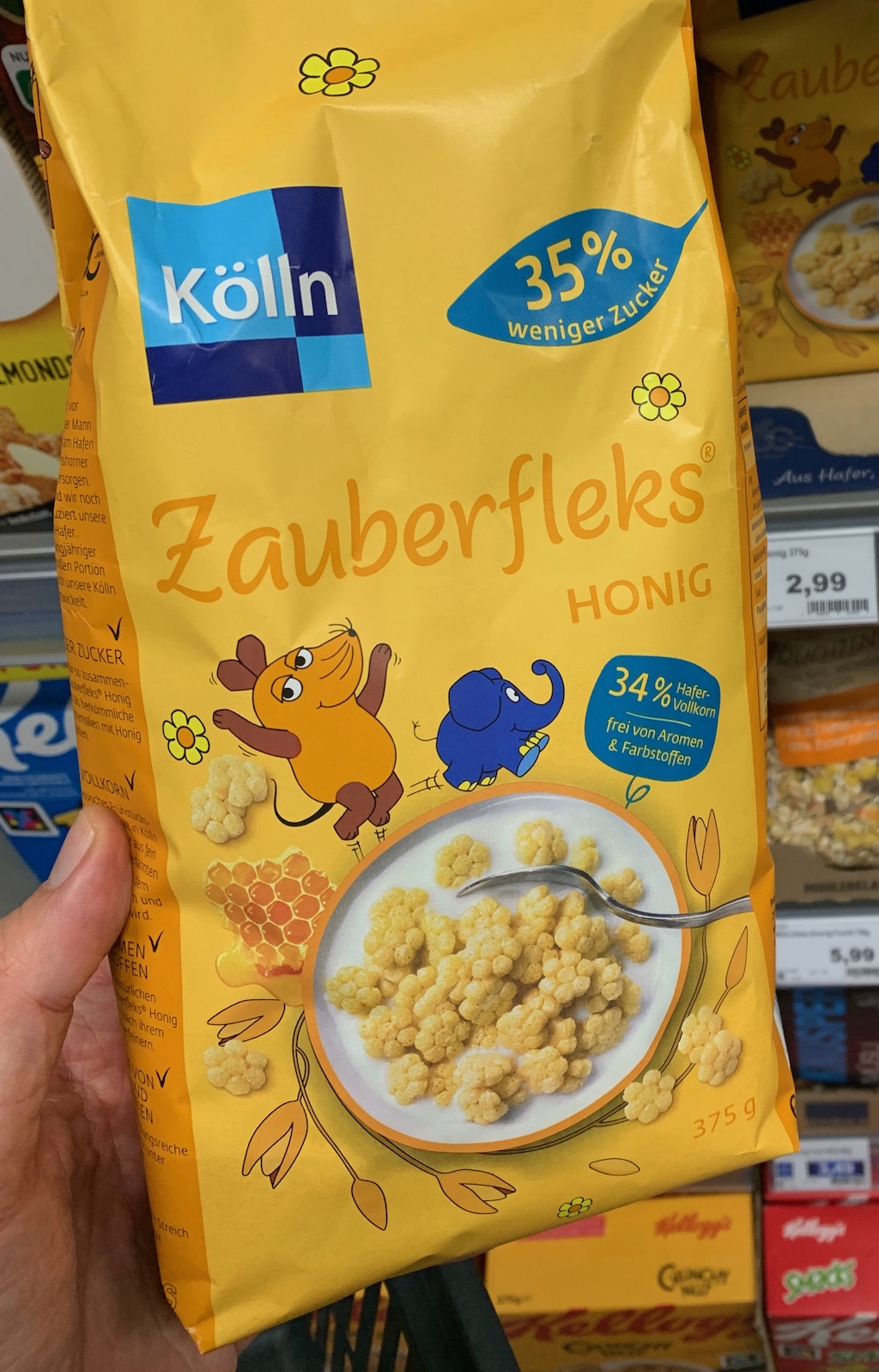 Kölln Zauberfleks Honig Cerealien 375G - naschkater.com - das ...