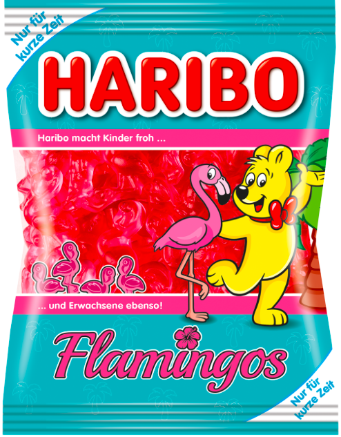 Haribo Flamingos - naschkater.com - das Süßigkeiten-Marketing-Blog