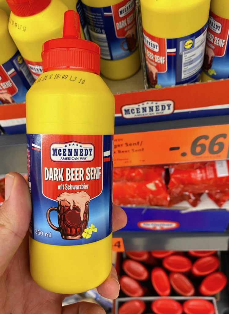 Lidl Mcennedy Dark Beer Senf - naschkater.com - das Süßigkeiten ...