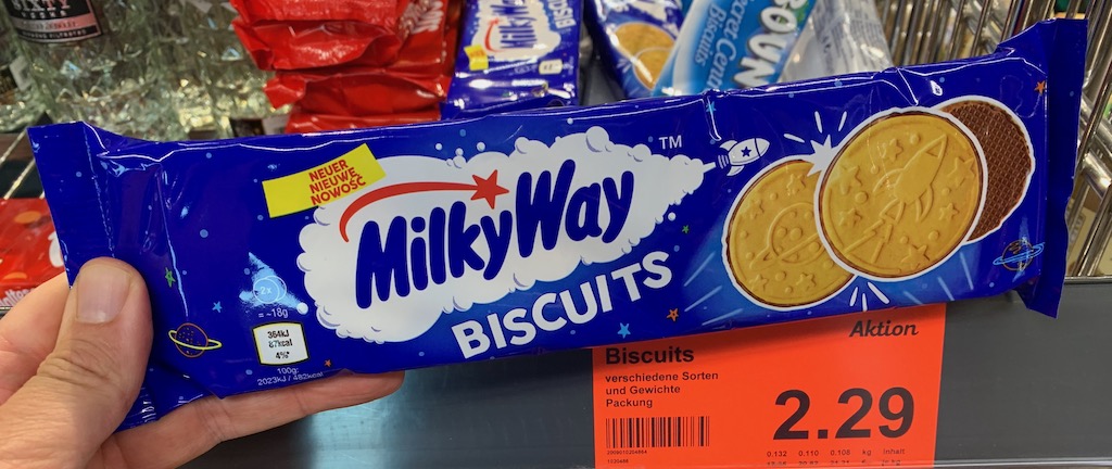 Mars Milky Way Biscuits Aldi 2022 - naschkater.com - das Süßigkeiten ...