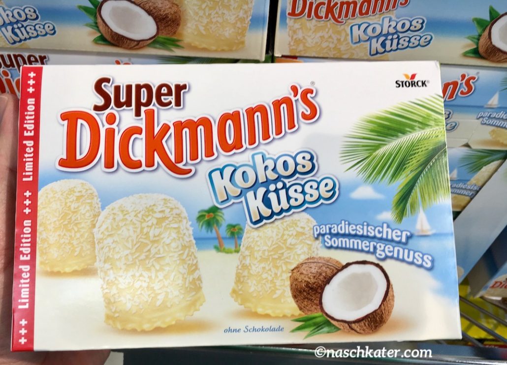 Storck Super Dickmann's KokosKüsse - naschkater.com - das Süßigkeiten ...