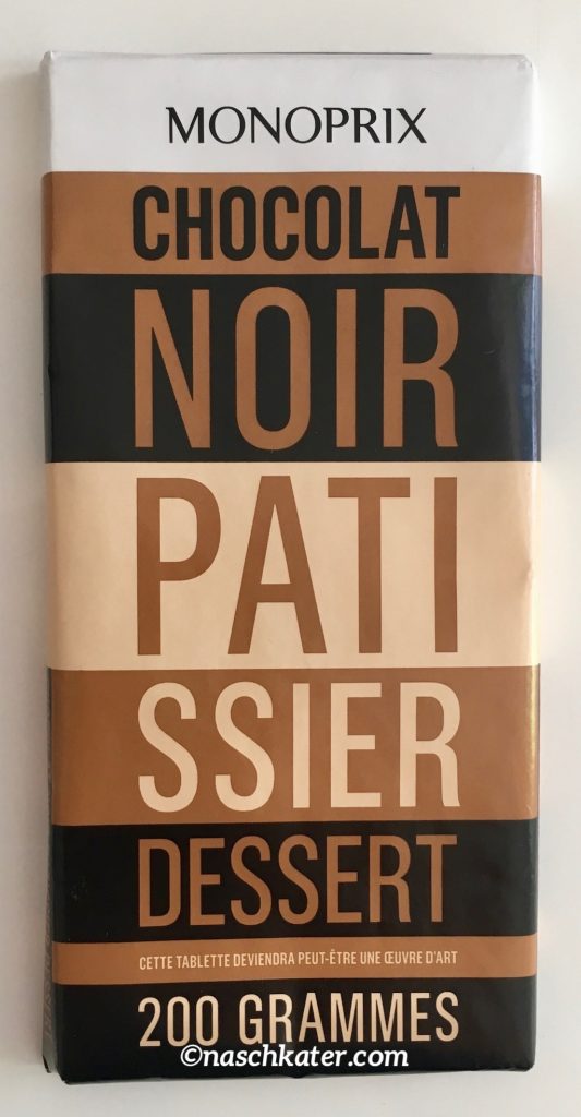 Monoprix Chocolat Noir Patissier Dessert - naschkater.com - das ...