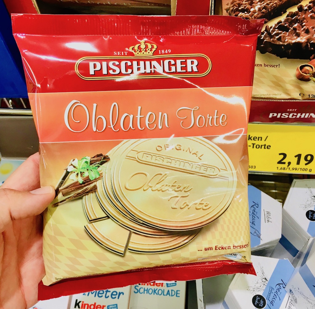 Pischinger Oblaten Torte - naschkater.com - das Süßigkeiten-Marketing-Blog