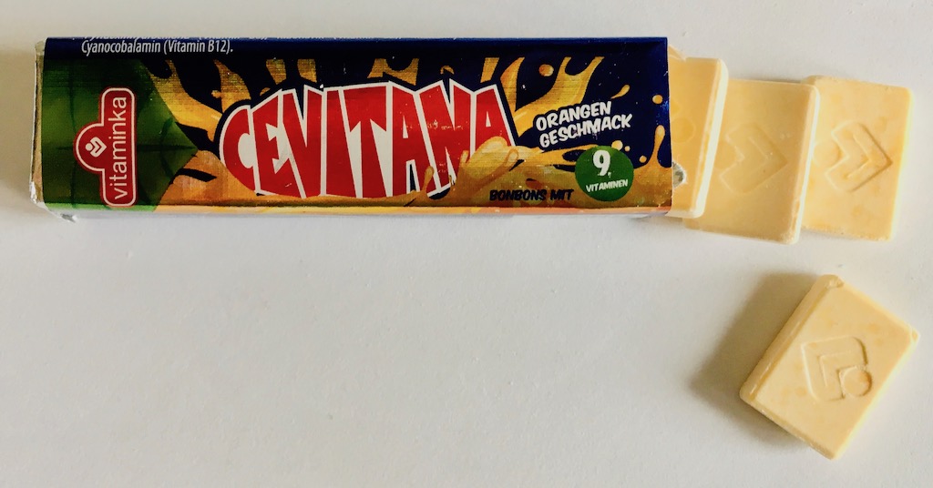 Vitaminka Cevitana Orangengeschmack 9 Vitamine Bonbons - naschkater.com ...