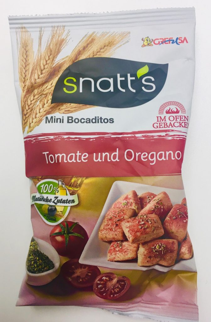 snatt's Tomate und Oregano Ofengebackn Snack GreenUSA - naschkater.com ...