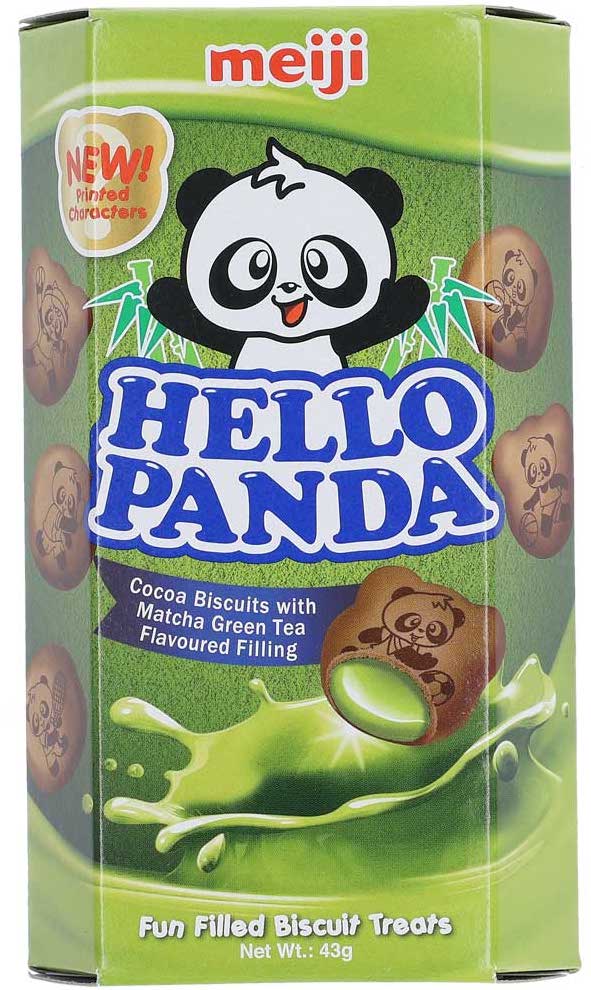 meiji Hello Panda Grüntee 43g - naschkater.com - das Süßigkeiten ...