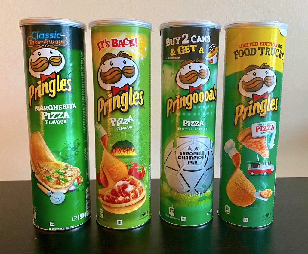 Pringles Margherita Pizza-Pizza-Italian-Style Pizza in verschiedenen ...