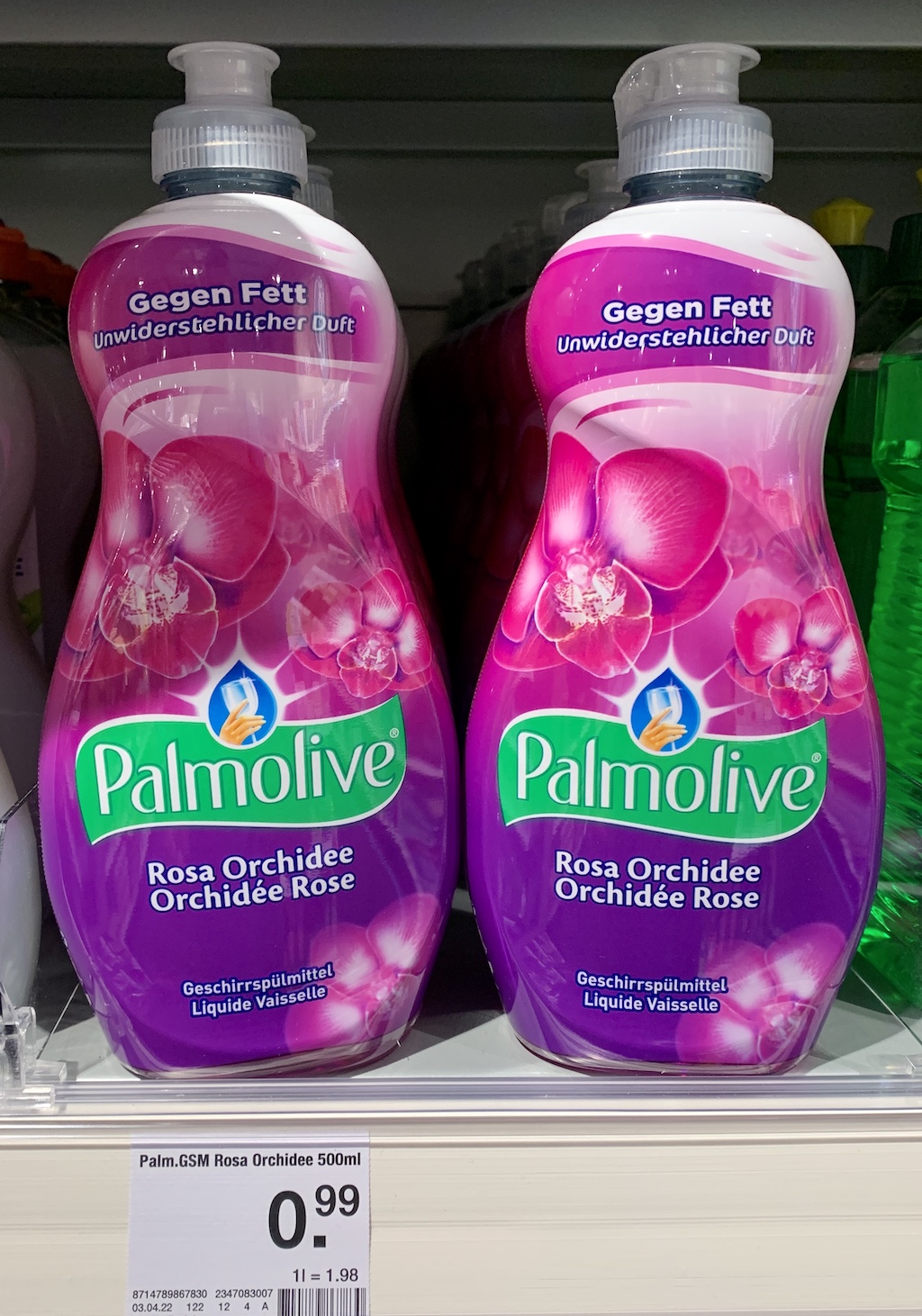 Palmolive Spülmittel Rosa Orchidee - naschkater.com - das Süßigkeiten ...