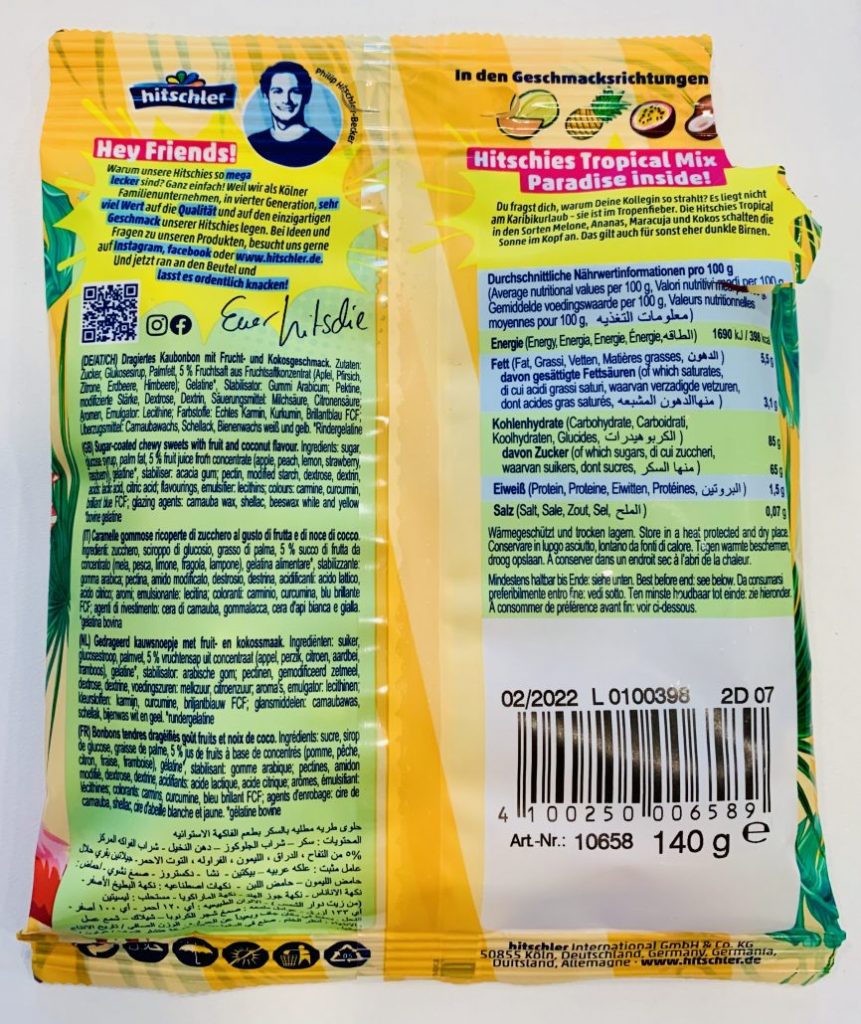 Hitschler Verpackung Rückseite Philiip - naschkater.com - das ...