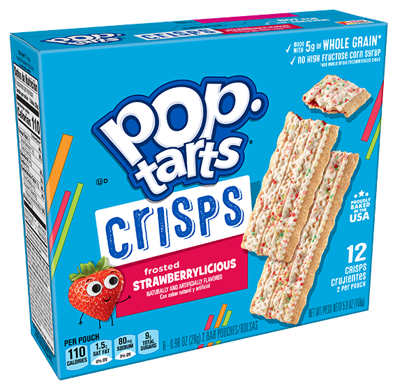 Kellogg's Pop-Tarts Crisps FRosted Strawberrylicious 12er - naschkater ...