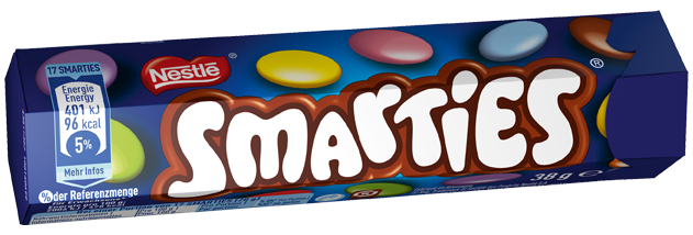 Nestlé Smarties Hexagon-Rolle - naschkater.com - das Süßigkeiten ...