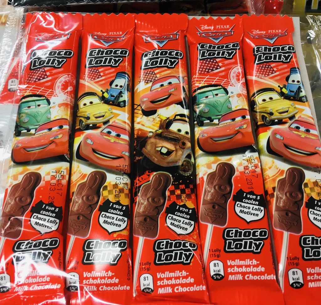 Cars Choco Lolly - naschkater.com - das Süßigkeiten-Marketing-Blog