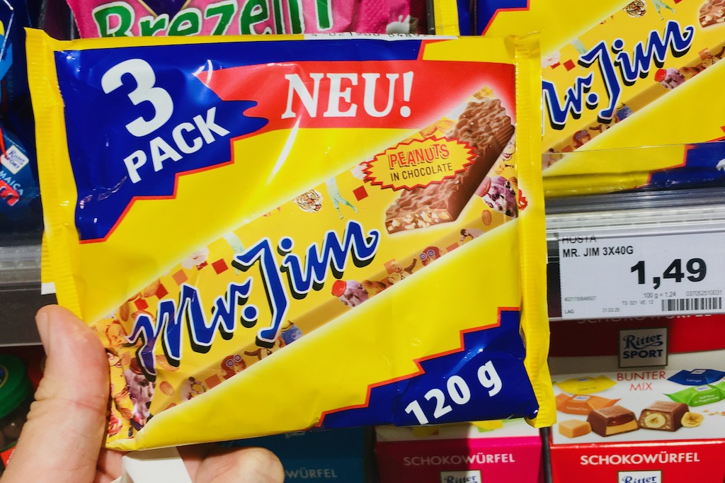 Hosta Mr Jim Riegel Erdnüsse mit Schokolade 120g 3er Pack - naschkater ...