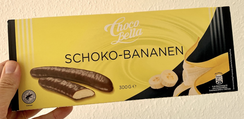 Netto mit Hund Choco Bella Compliment-Manner Schoko-Bananen 300G ...