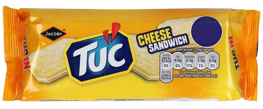 Jacobs TUC Cheese Sandwich UK 150g - naschkater.com - das Süßigkeiten ...