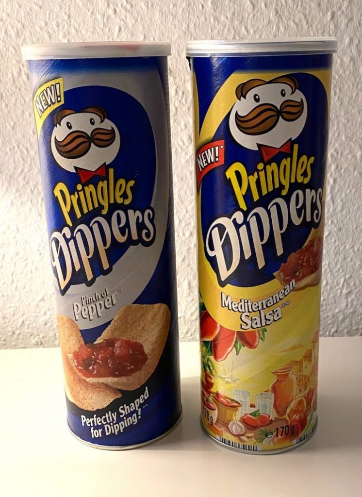 Pringles Dippers Pinch of Pepper+Mediterranea Salsa 170G - naschkater ...