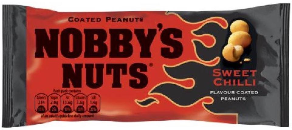 Nobbys Nuts Sweet Cilli Peanuts 40g - naschkater.com - das Süßigkeiten ...