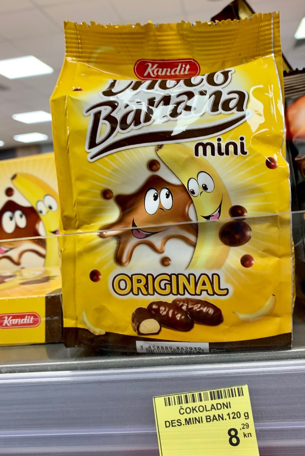 Kandit Choco Banana Mini Original 120g Kroatien Naschkater Das