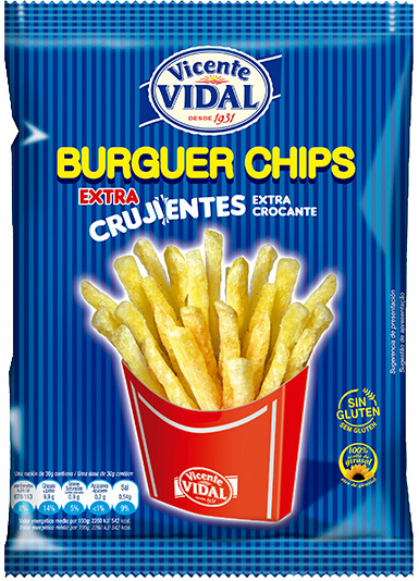 Vincente Vidal Burger Chips - naschkater.com - das Süßigkeiten ...
