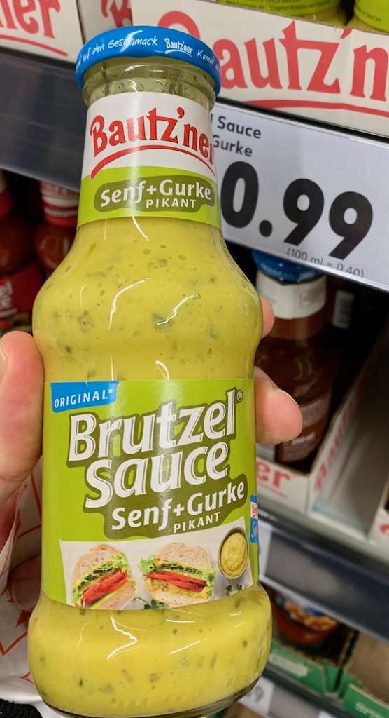 Bautzner Brutzel Sauce Senf Gurke