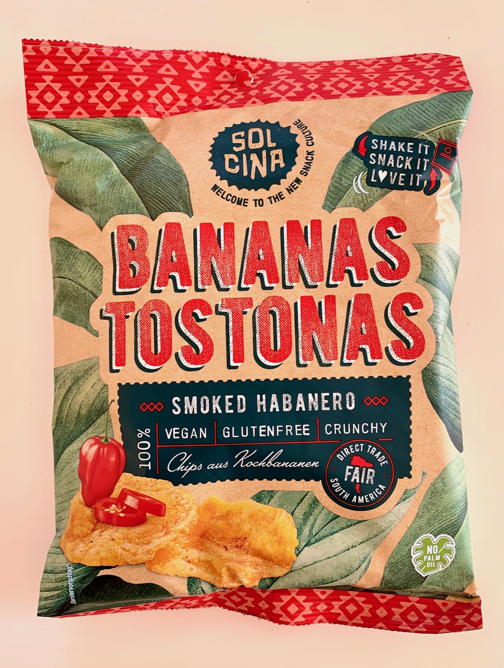 Solcina Bananas Tostonas Smoked Habanero 60G - naschkater.com - das ...