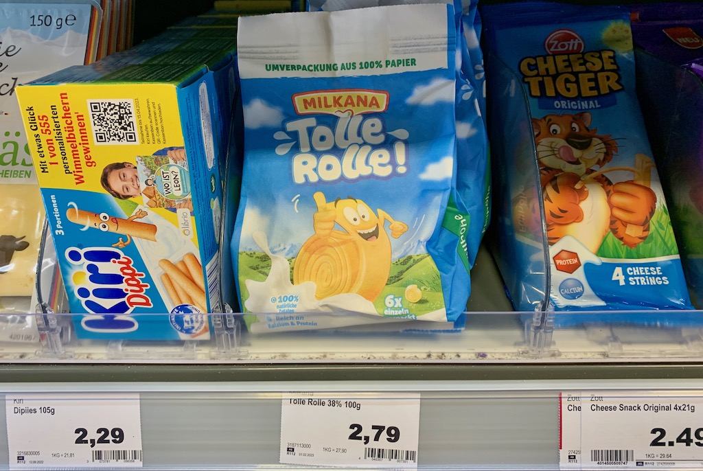 Kiri Dippi_Milkana Tolle Rolle_6erZott Cheese Tiger 4er Käseprodukte ...
