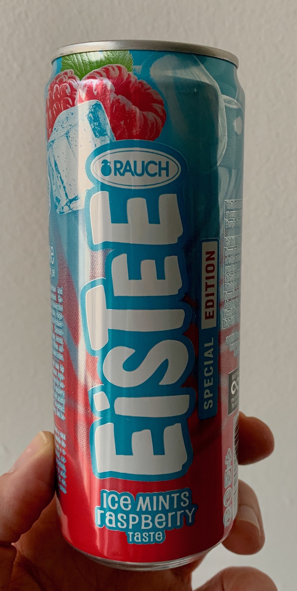 Rauch Eistee Ice Mints Raspberry Taste Special Edition Dose Österreich ...