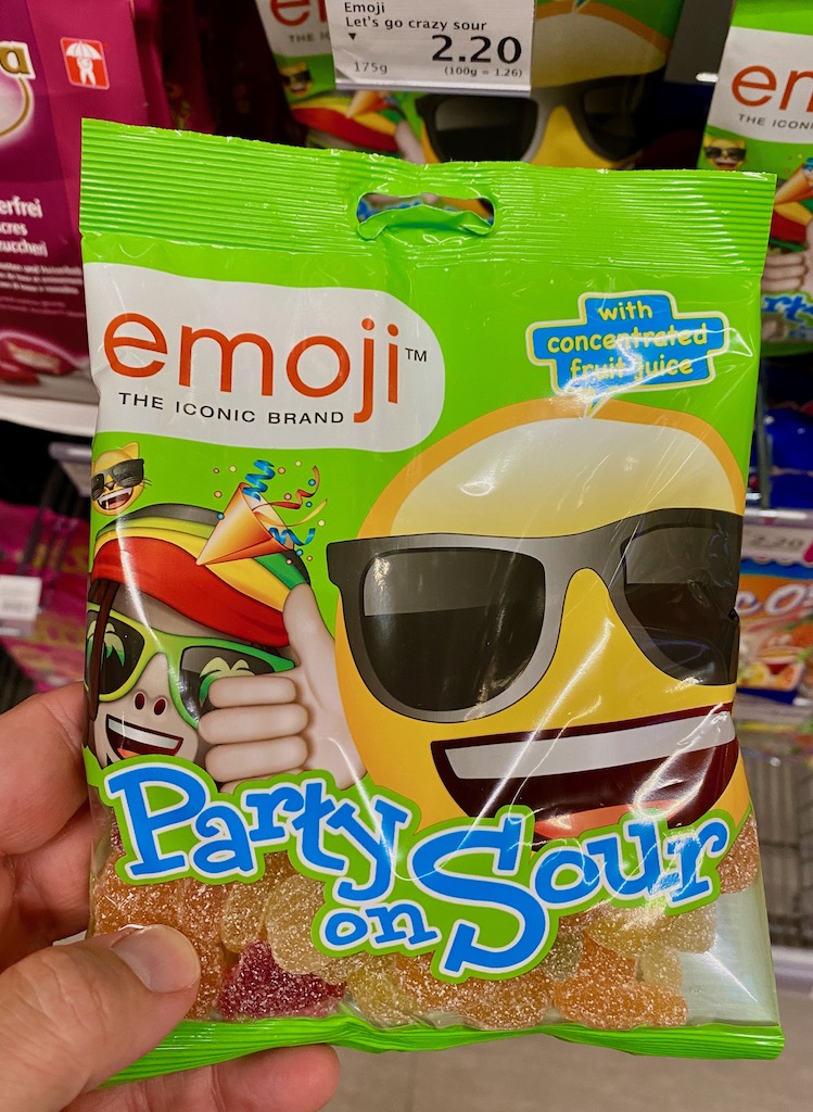 Emoji The Iconic Brand Party on Sour Saure Fruchtgummi Schweiz 175G ...