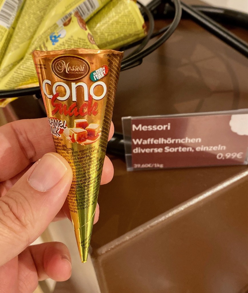 Messori Cono Snack Caramel Waffelhörnchen - naschkater.com - das ...
