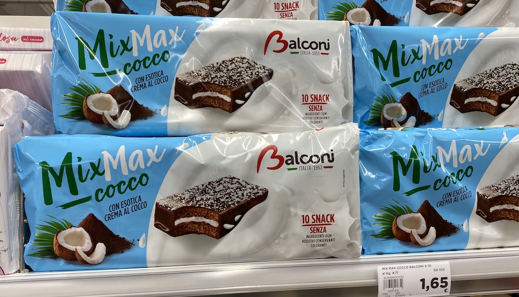Balconi MixMax Cocco WEichkuchen Snack 10er Kokos - naschkater.com ...
