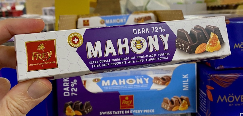 Frey Mahony Dunkle Schokolade 72% Toblerone-Doouble - naschkater.com ...