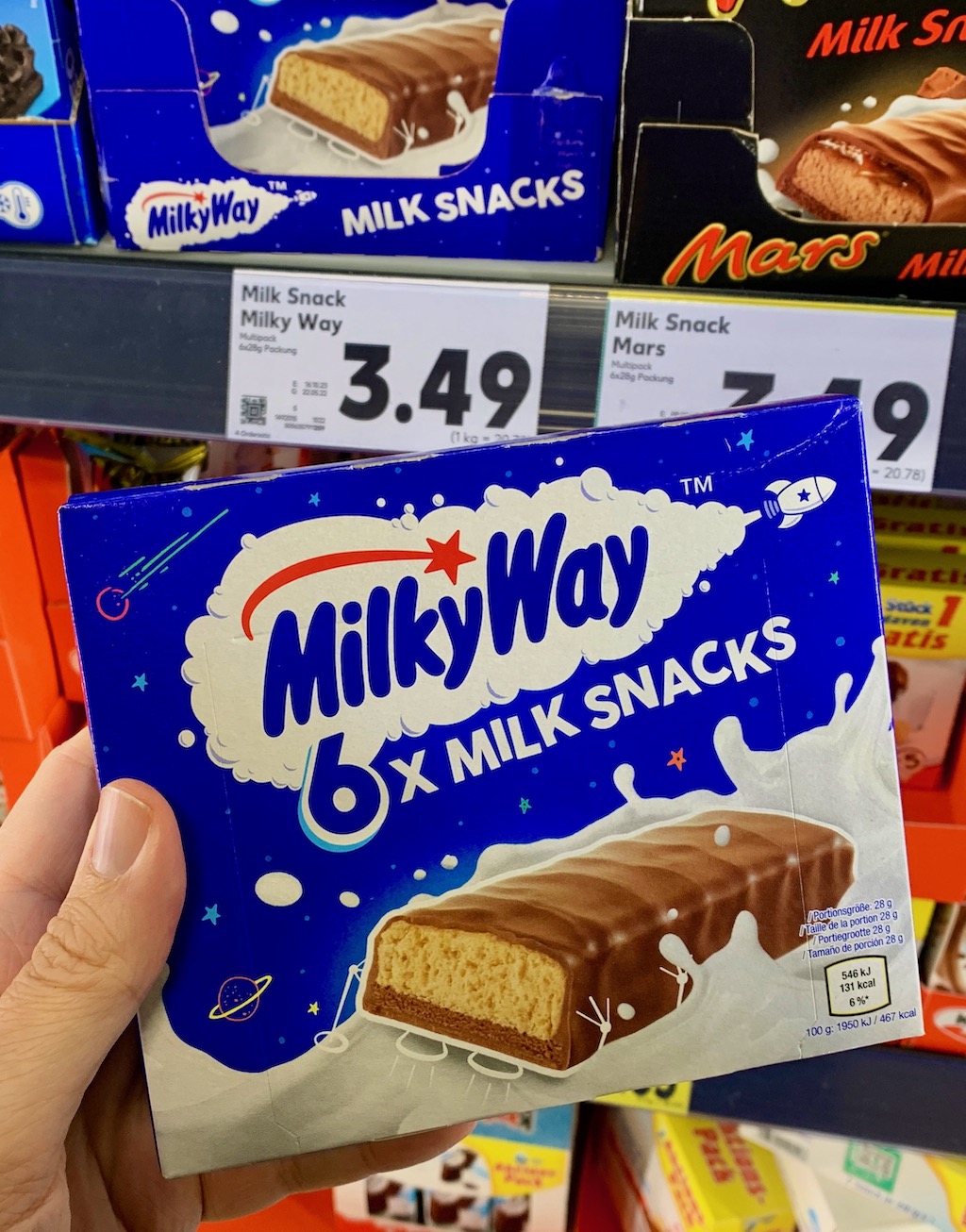 Mars Milky Way 6x Milk Snacks Milchsnack - naschkater.com - das ...