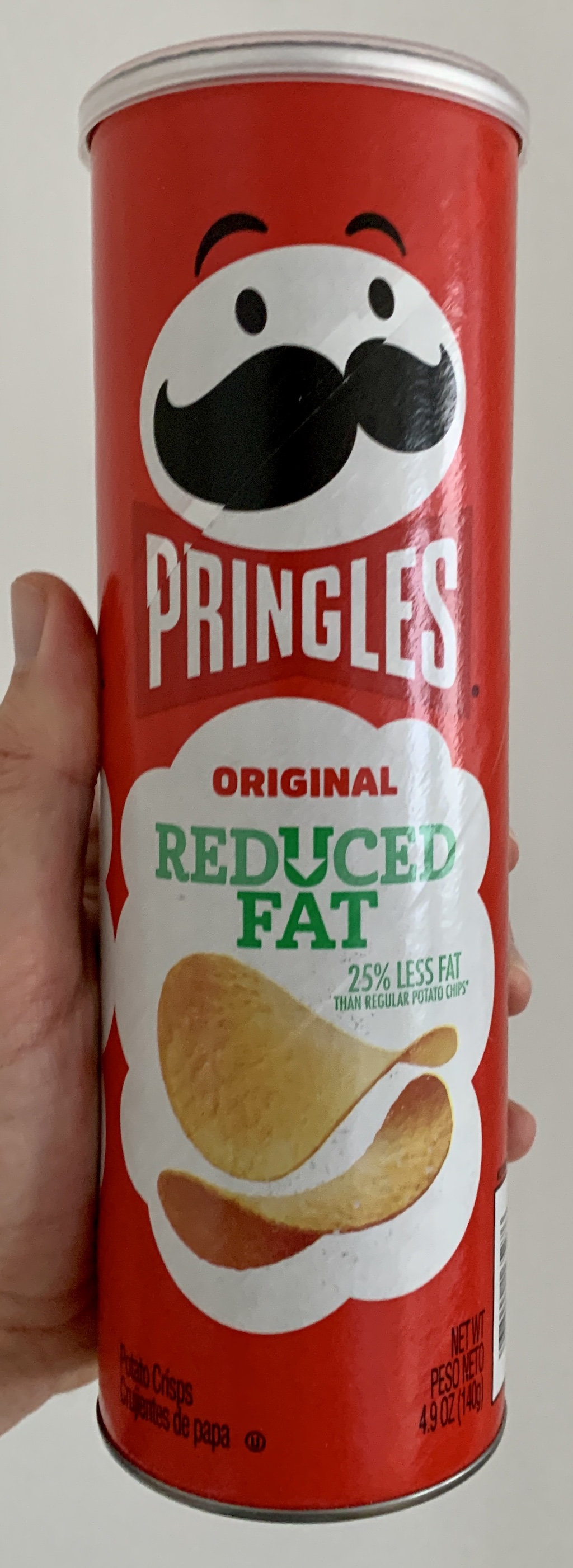 Pringles Original Reduced Fat (25% Less Fat), 140 Gramm - naschkater ...