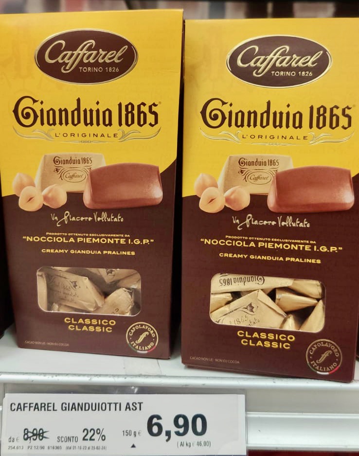 Caffarel Torino 1826 Gianduia 1865 Original Classic - naschkater.com ...