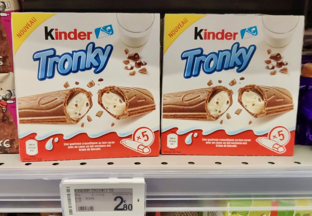 Ferrero KINDER Tronky 5er Neue Verpackung Italien - naschkater.com ...