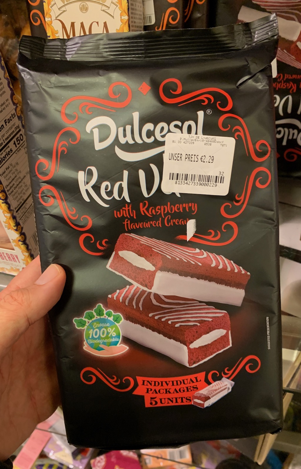 Dulcesol Red Velvet with Raspberry Cream 5er Mini-Törtchen Yes Torty ...