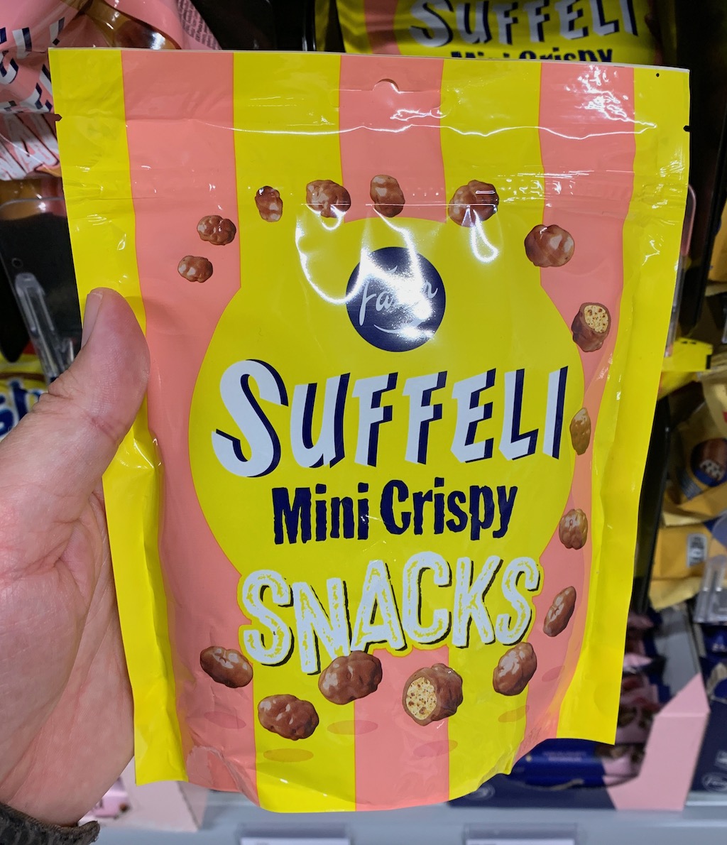 Fazer Suffeli Mini Crispy Snacks Schokokugeln Finnland 2023 ...