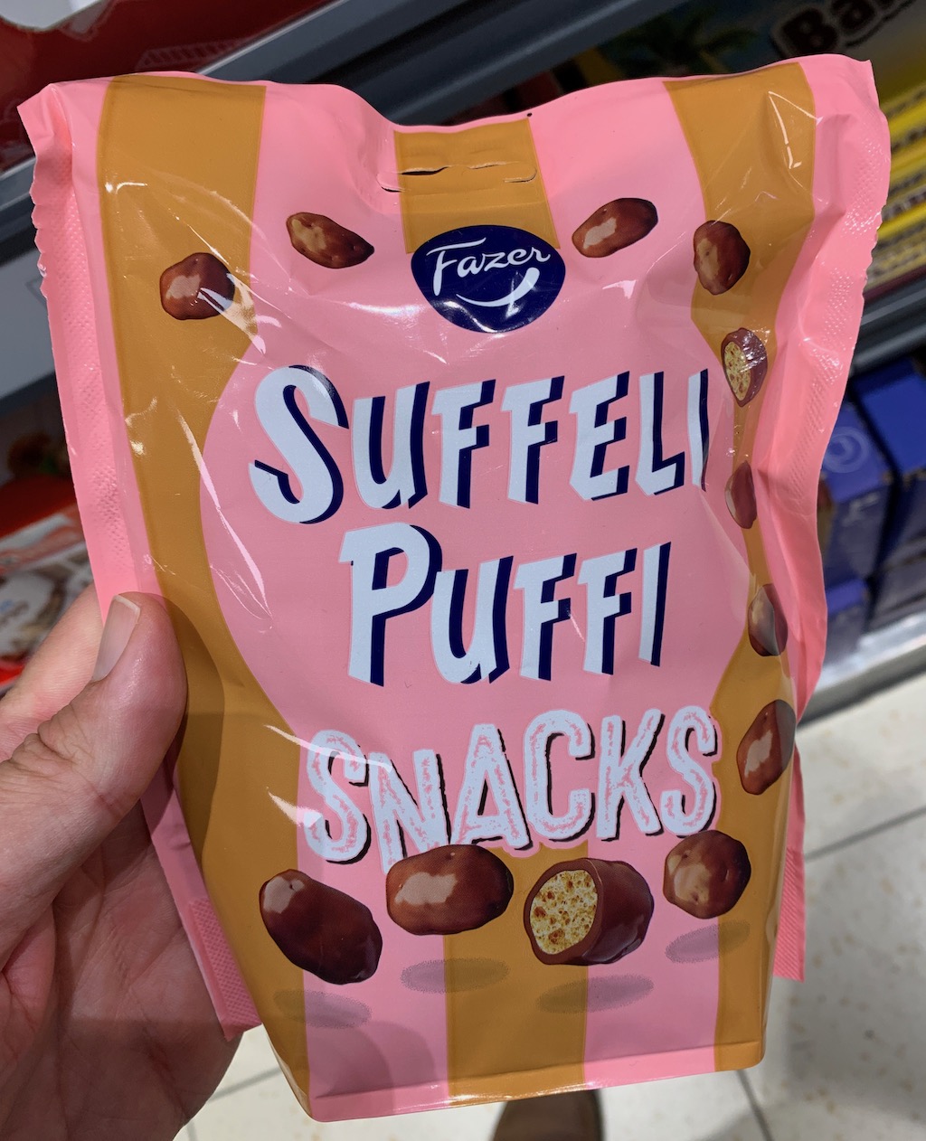 Fazer Suffeli Puffi Snacks Finnland - naschkater.com - das Süßigkeiten ...