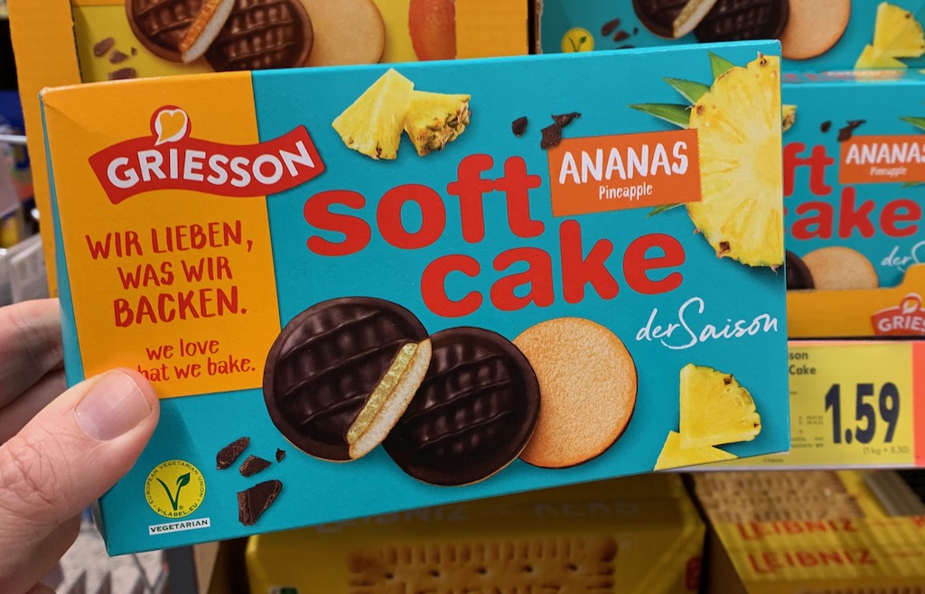 Griesson Soft Cake Ananas Vegan - naschkater.com - das Süßigkeiten ...