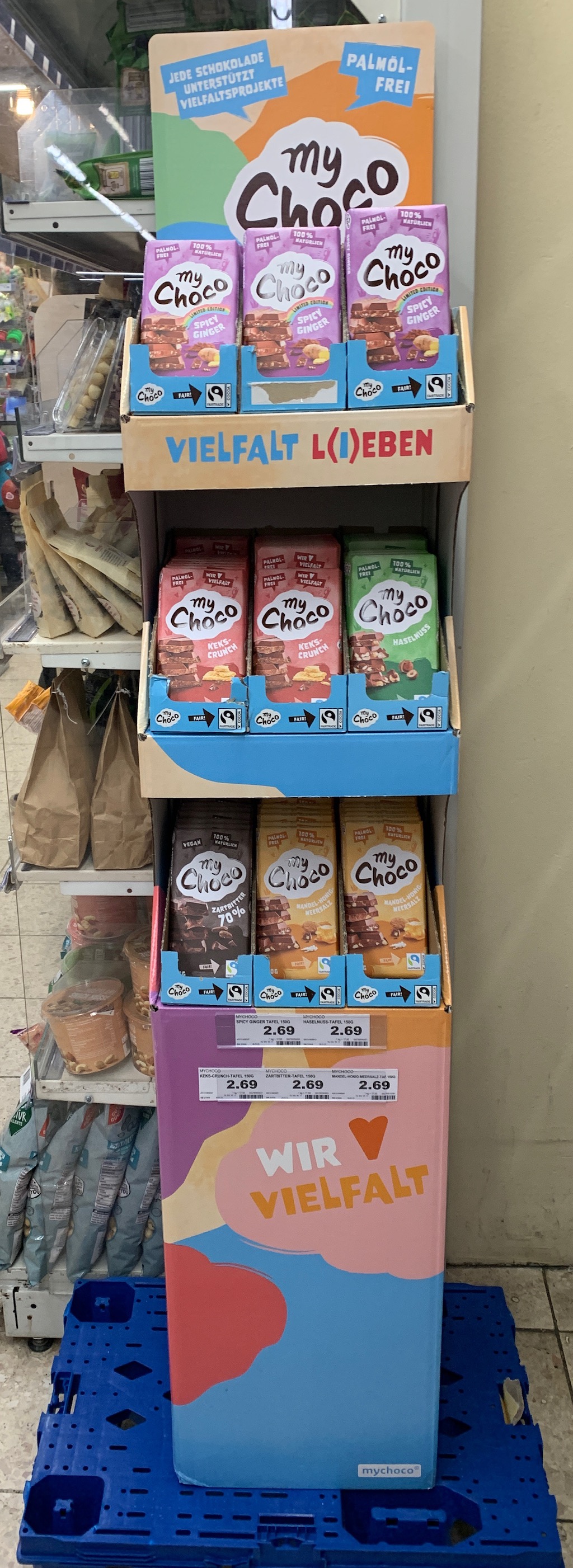 My Choco Display schmal - naschkater.com - das Süßigkeiten-Marketing-Blog