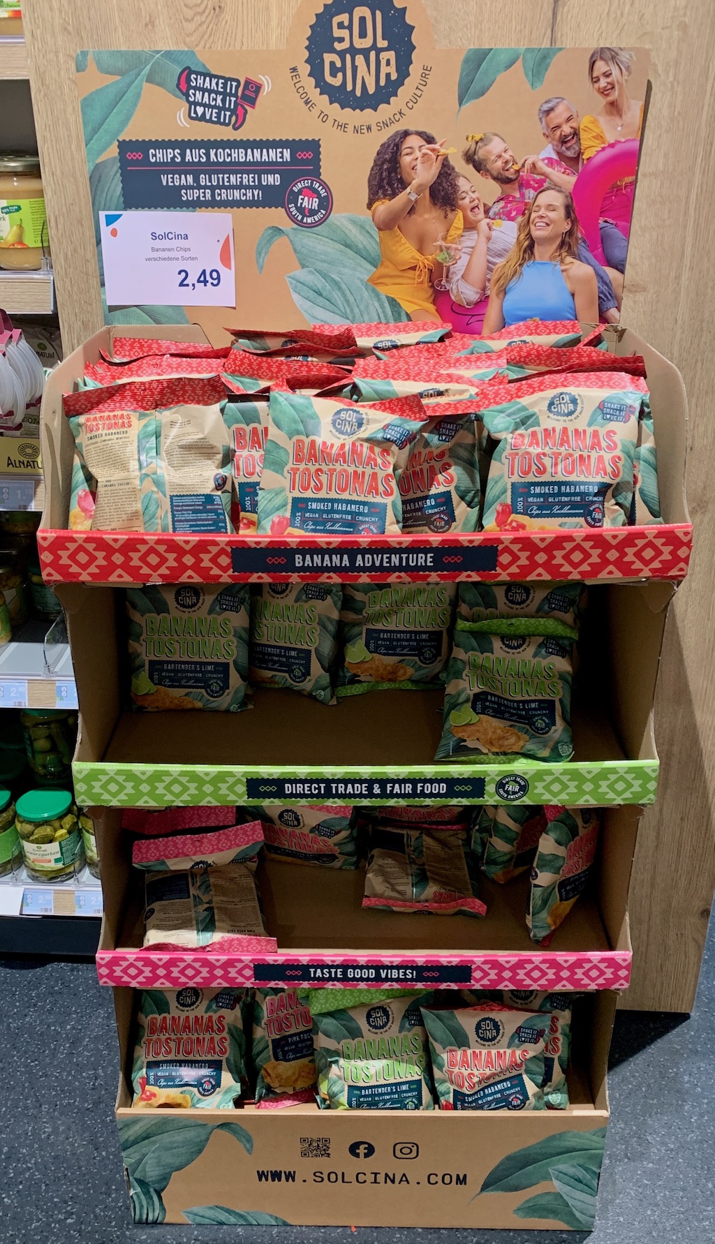 Solcina Banasa Tostonas Display - naschkater.com - das Süßigkeiten ...