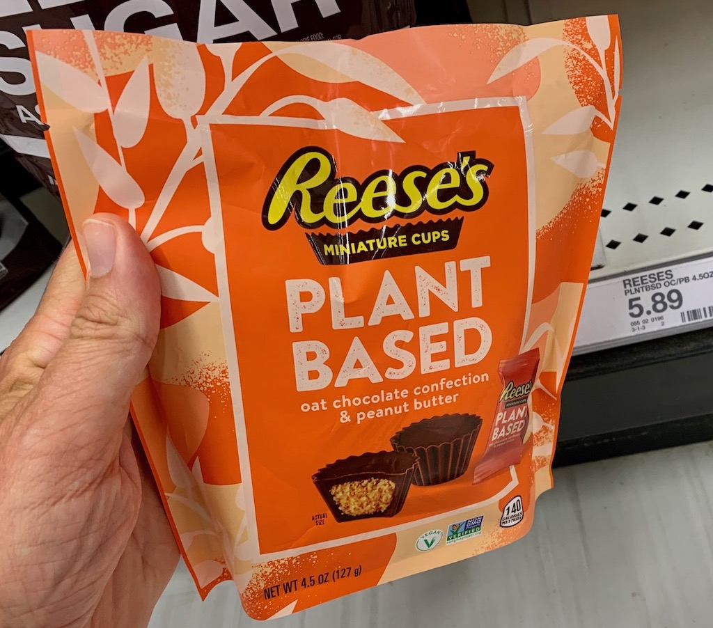 Reese's Miniature Cups Plant Based oat chocolate confection+peanut ...