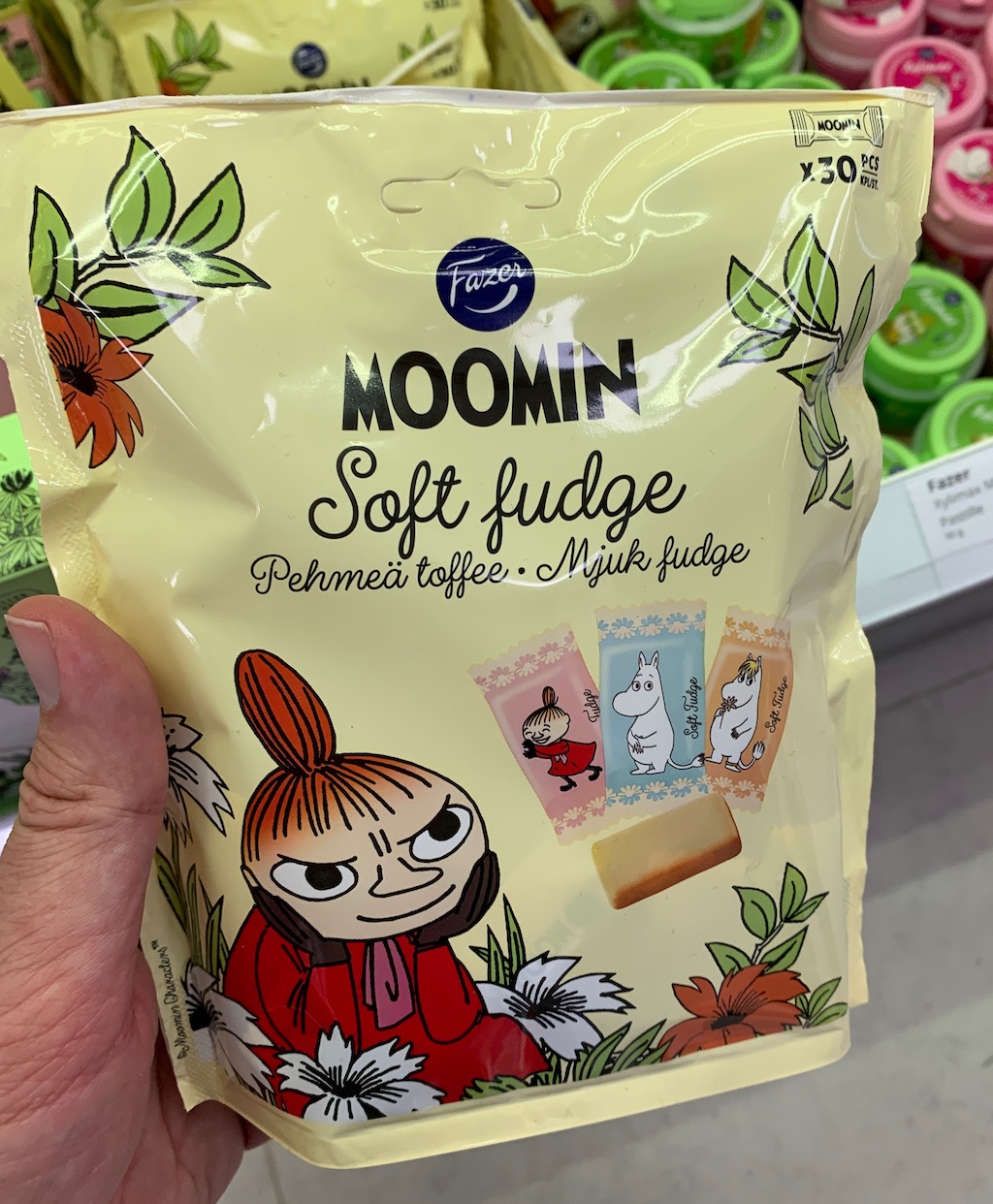 Fazer Moomin Soft Fudge Finnland - naschkater.com - das Süßigkeiten-Marketing-Blog