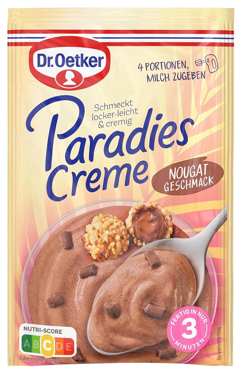 Dr. Oetker Paradies Creme Nougat Nutri-Score C - naschkater.com - das ...