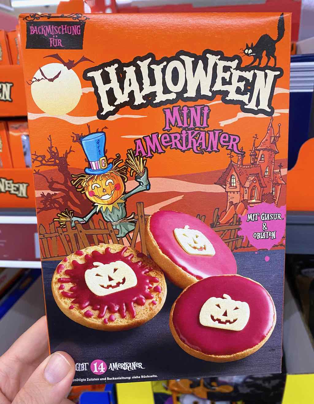 Lidl Halloween Backmischung Mini Amerikaner 2024 - naschkater.com - das ...