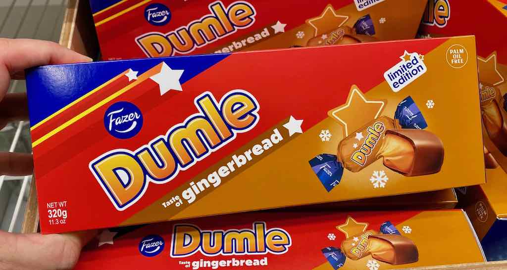 Fazer Dumle gingerbread limited edition Gefüllte Bonbons - naschkater ...