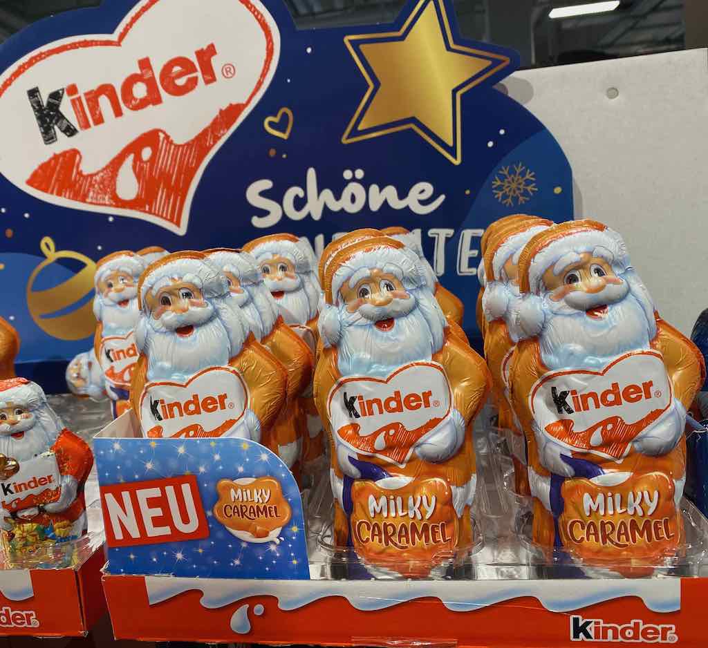 Ferrero KINDER Milky Caramel Weihnachtsmänner 2024 - naschkater.com ...